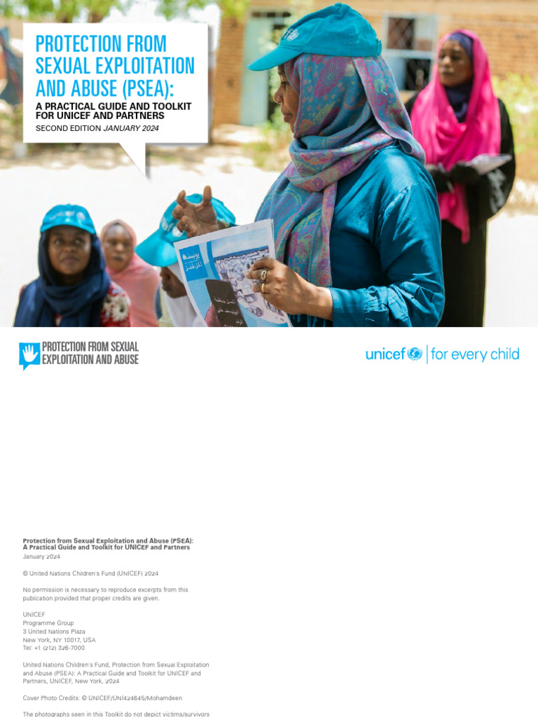 PSEA Toolkit 2024 WEB version | PDF | Sexual Harassment | Social Ethics