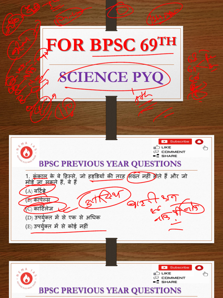 For BPSC 69th Science Pyq | PDF