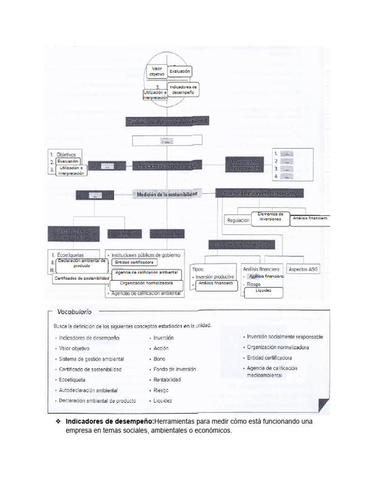 Esquema Del Tema y Vocabulario | PDF