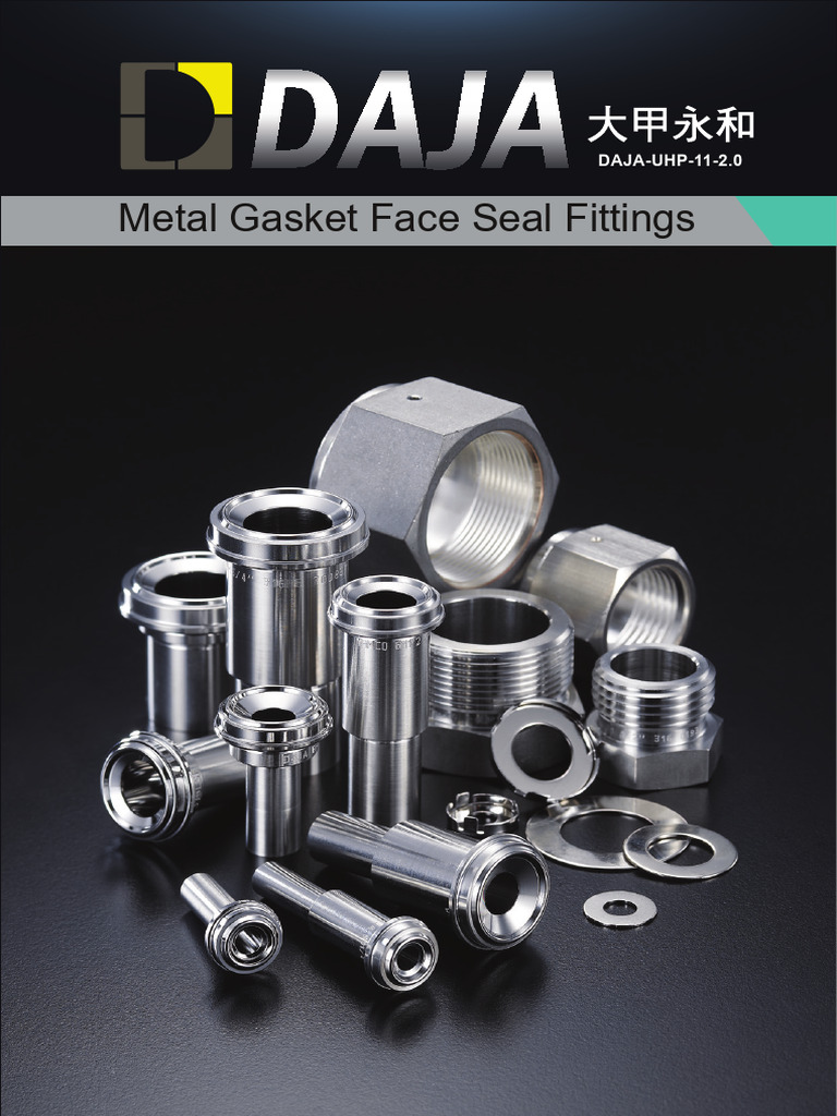 Metal Gasket Face Seal Fittings Guide | PDF | Pipe (Fluid Conveyance ...