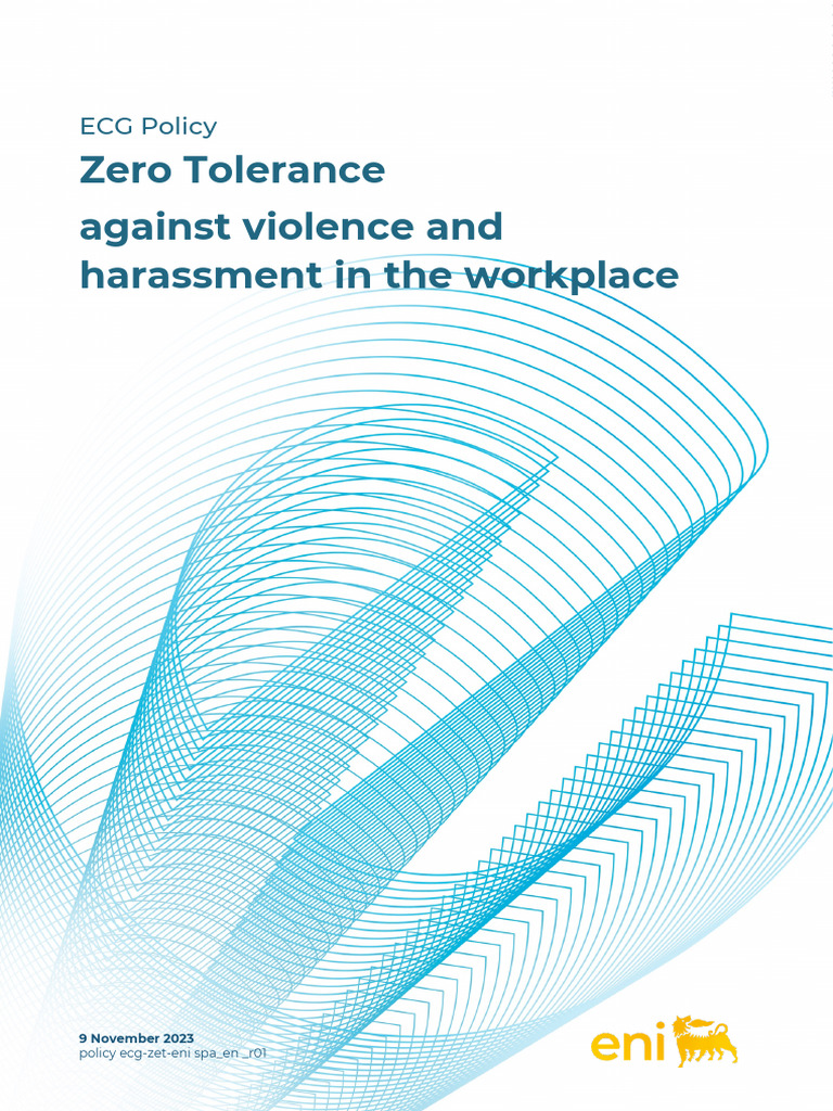 Zero Tolerance Policy on Workplace Harassment | PDF | Sexual Harassment ...