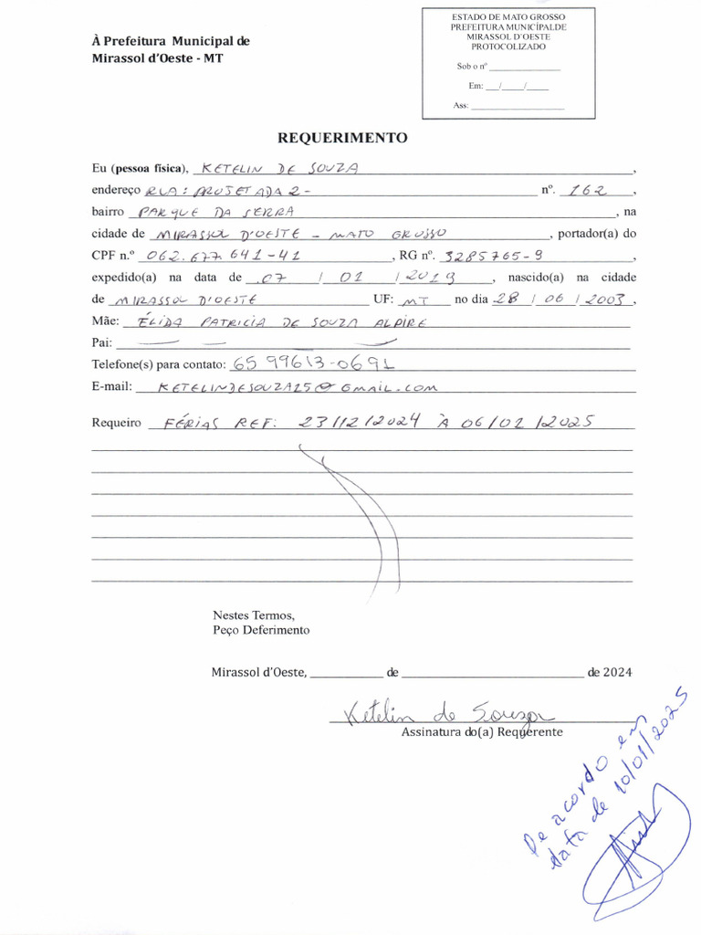 REQUERIMENTO | PDF