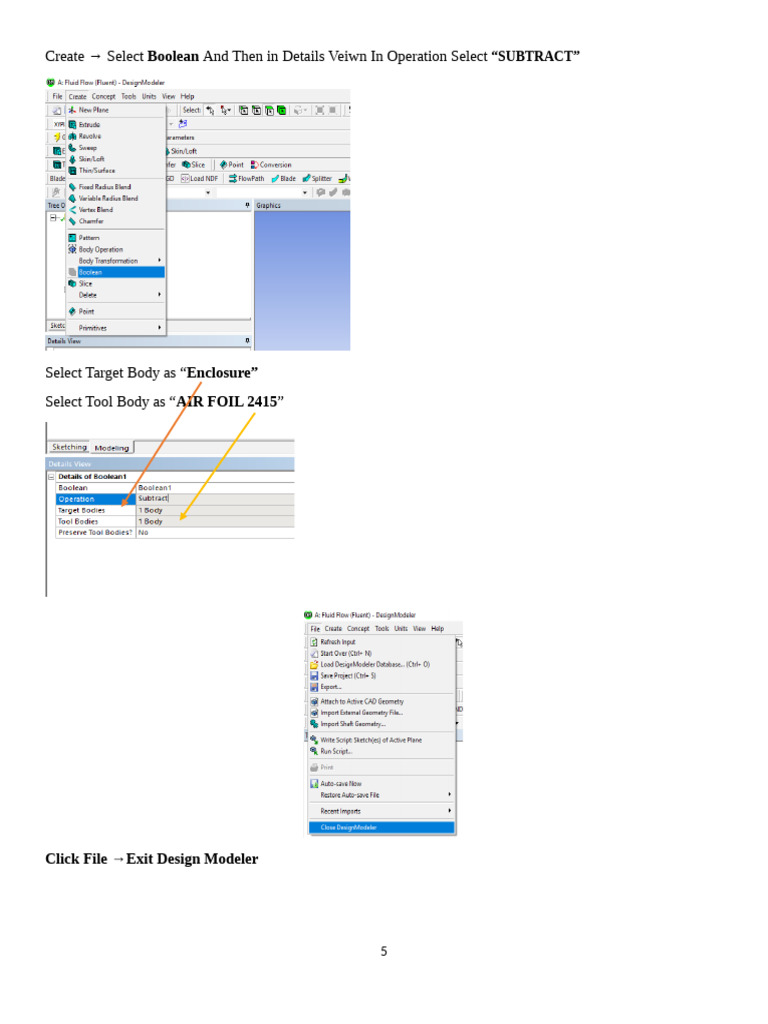 不太用看教ansys的cfd Tutorial Airfoil 2415.Docx p05 | PDF