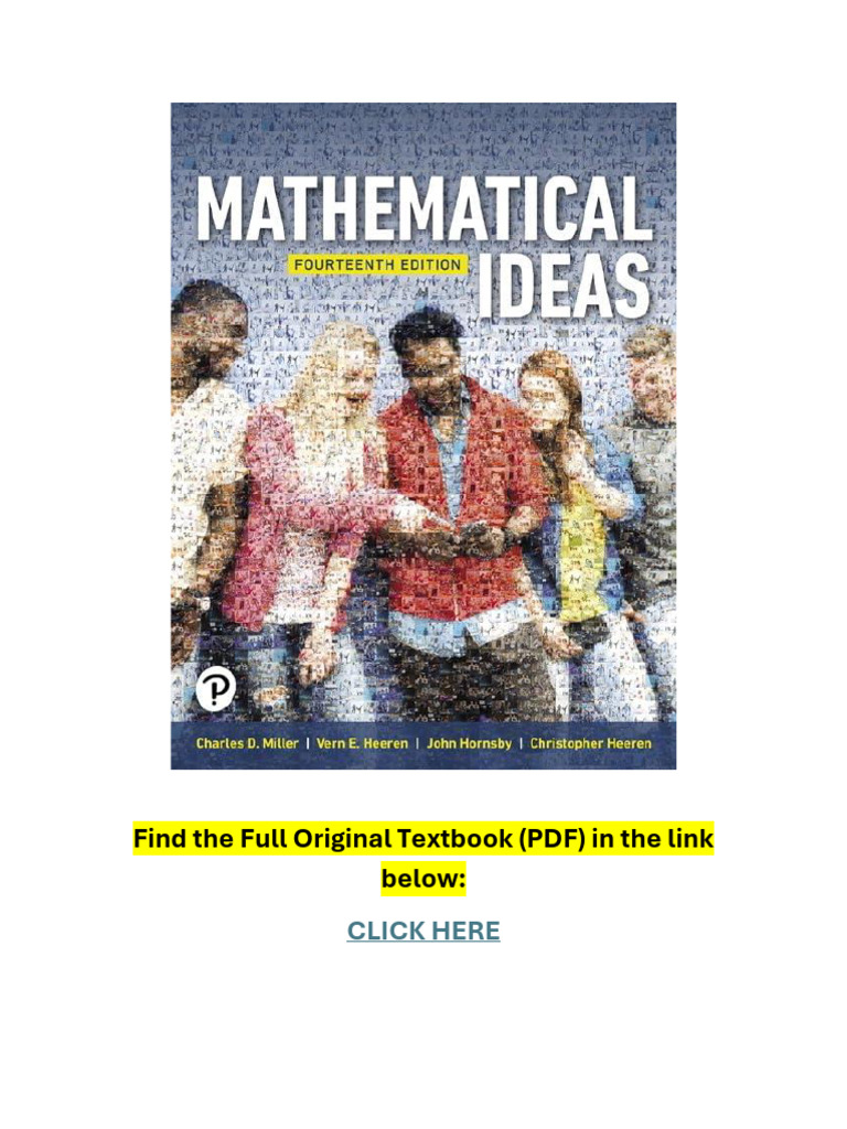 Mathematical Ideas 14th Edition Overview | PDF | Numbers | Mathematics