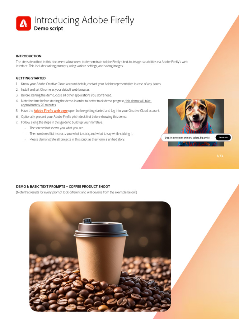 En Firefly Demokit v1 | PDF | Adobe Photoshop | Adobe Illustrator