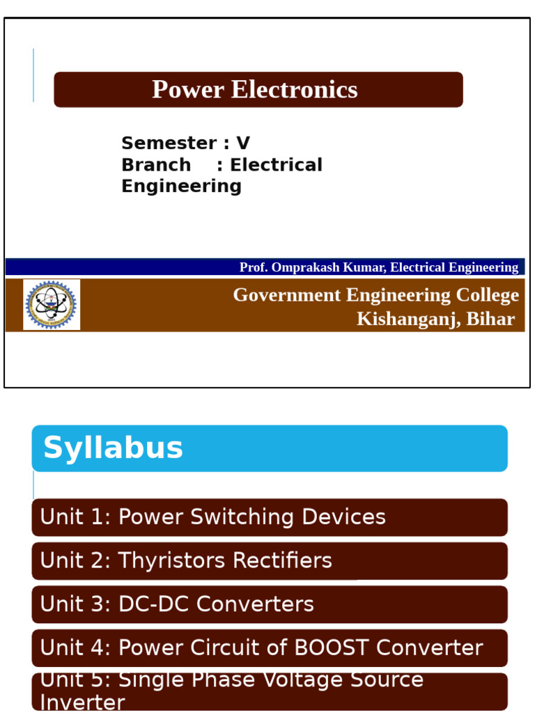 Power Electronics Module 4 | PDF | Power Inverter | Power Electronics