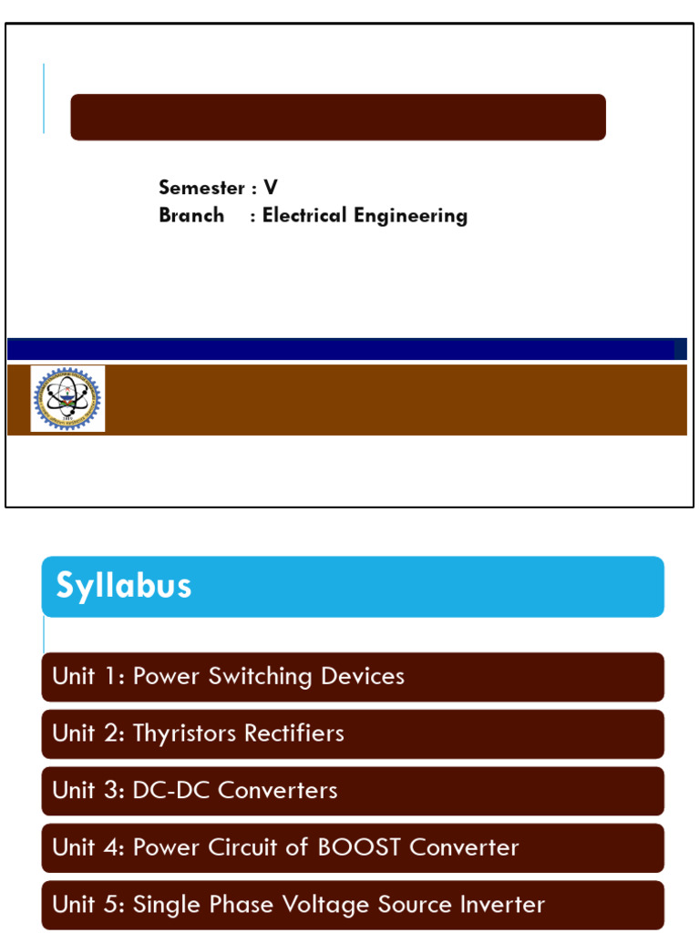 Power Electronics Module 3 | PDF | Direct Current | Electronic Engineering