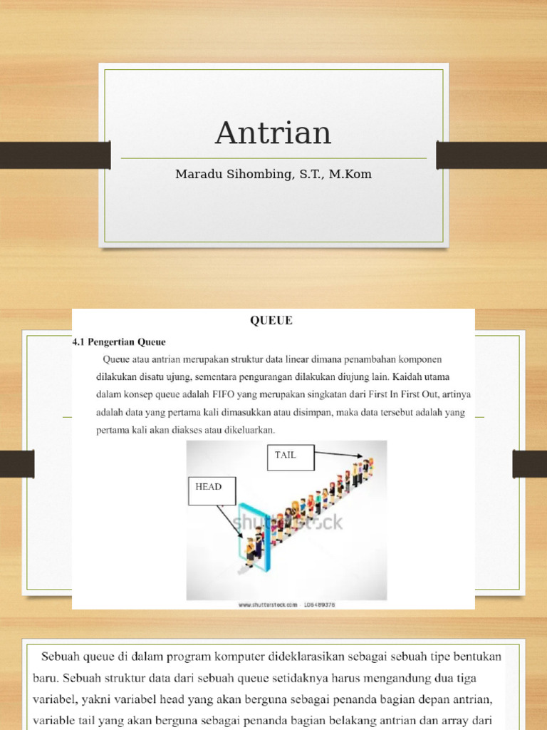 Algoritma & Struktur Data - Antrian | PDF