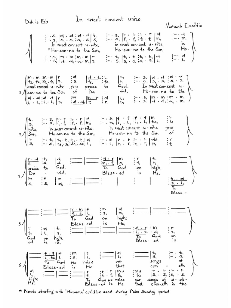 In Sweet Consent Unite - Mensah | PDF