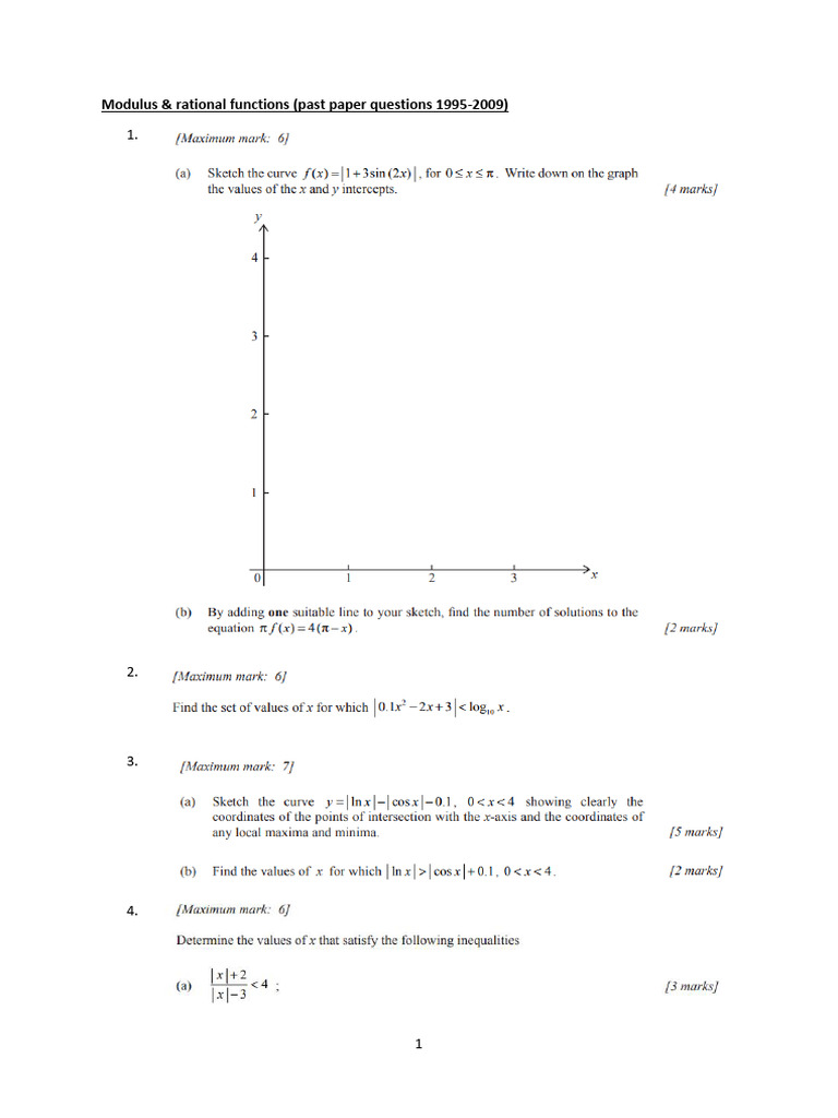 5a Modulus & rational functions | PDF