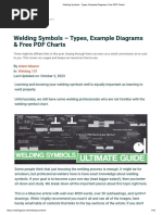 Tekla Weld Types in Drawings | PDF