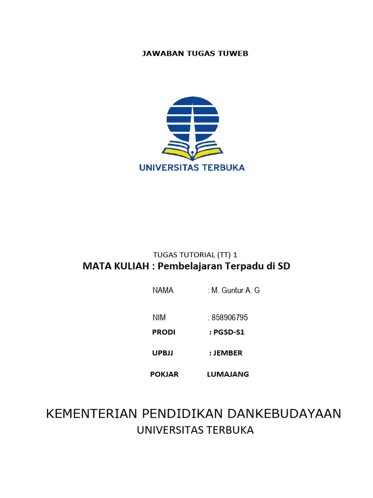 RPP TEMA 2 KELAS 3 - Pembelajaran Terpadu GUGUN | PDF