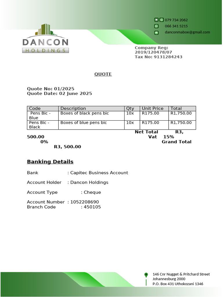 Bic Pens Qoute | PDF