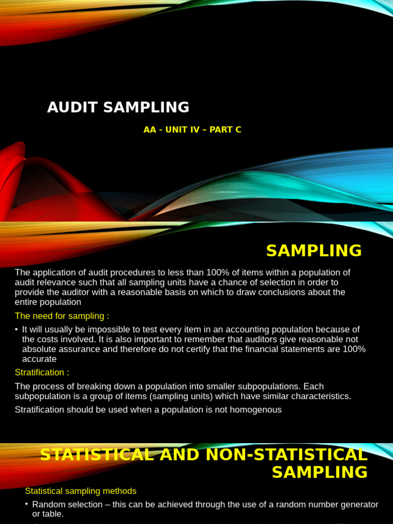 Aa - Unit IV - Part C | PDF | Sampling (Statistics) | Stratified Sampling