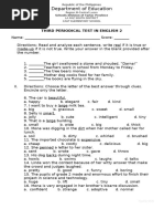 Ieo Sample Paper | PDF | Word | English Language