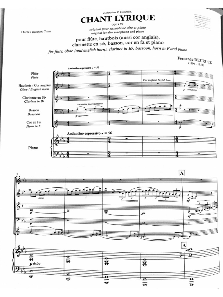 Decruck Chant Lyrique | PDF