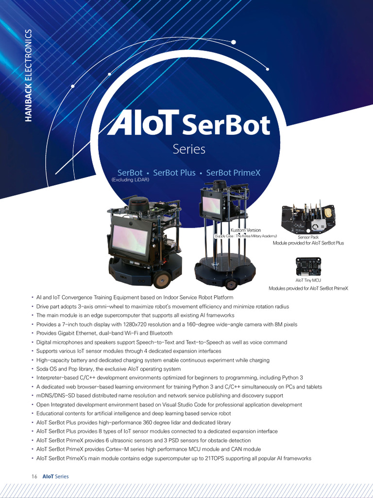 AIoT-SerBot-Series e v2 | PDF | Internet Of Things | Artificial Intelligence