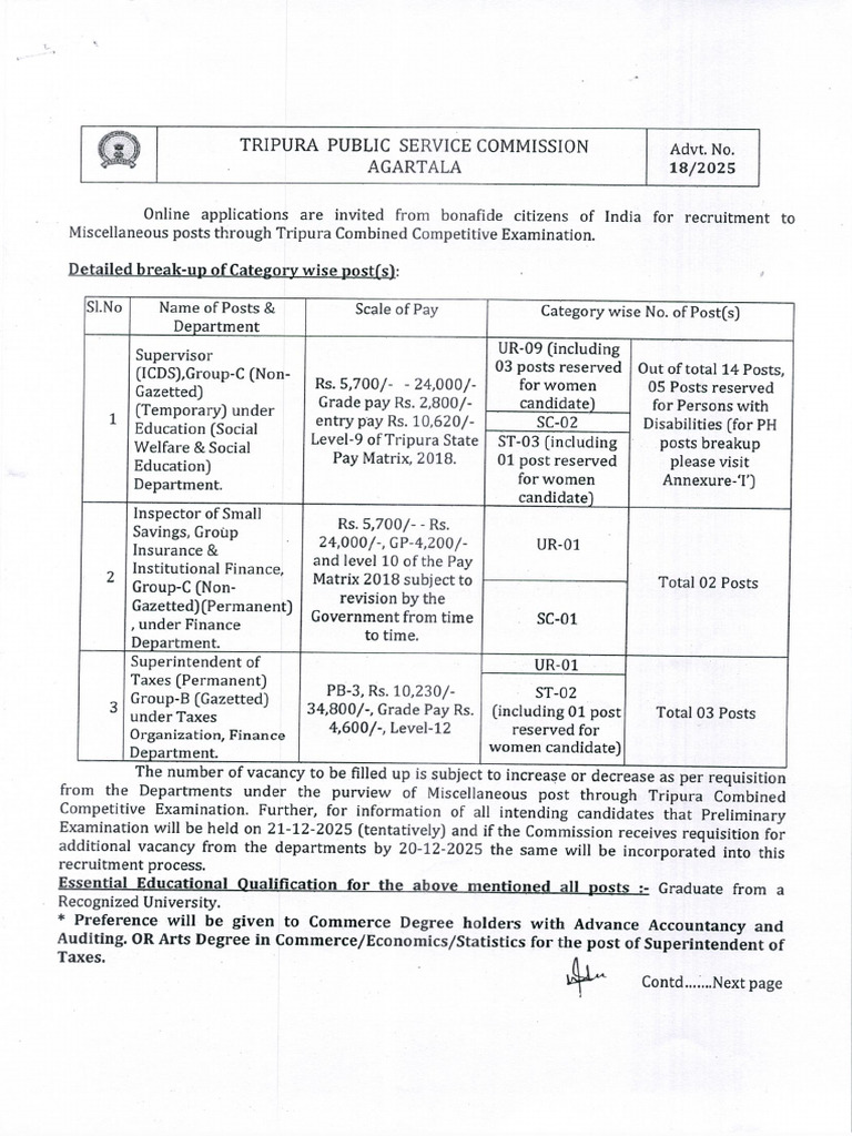 Advt 18 2025 040625 | PDF