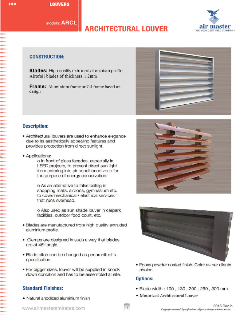 Architectural Louver | PDF