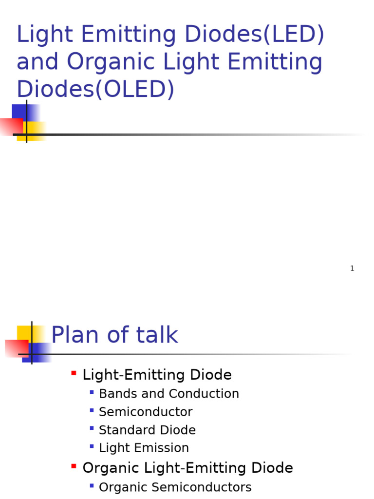 Light Emitting Diodes.+ Organic Light Emitting Diodes | PDF ...