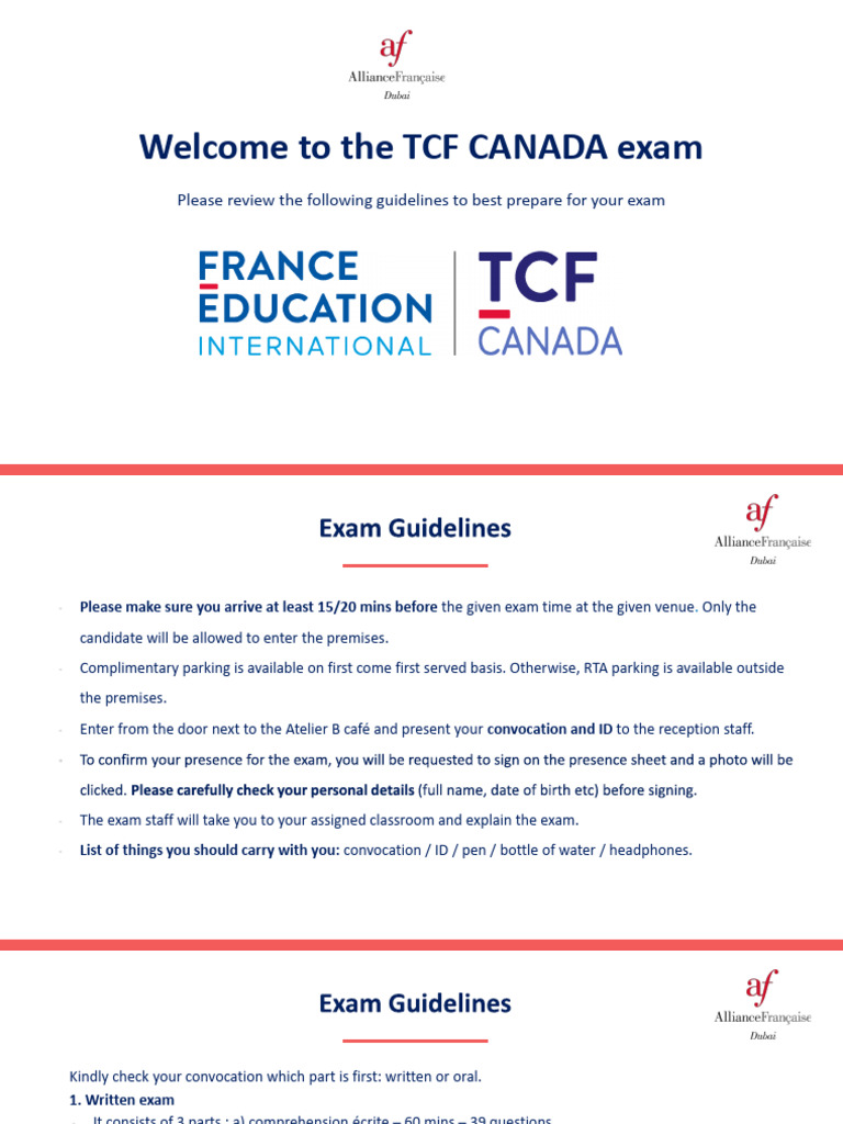 Guidelines TCFCanada2025 | PDF
