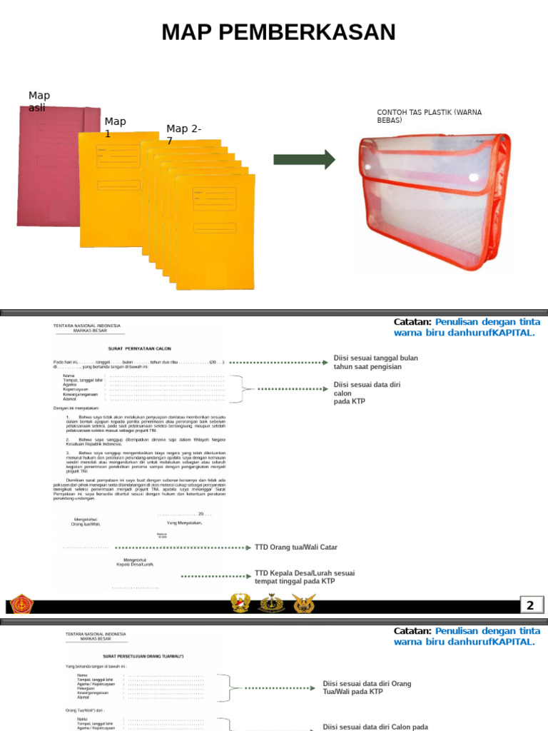 Contoh Pengisian Blanko | PDF