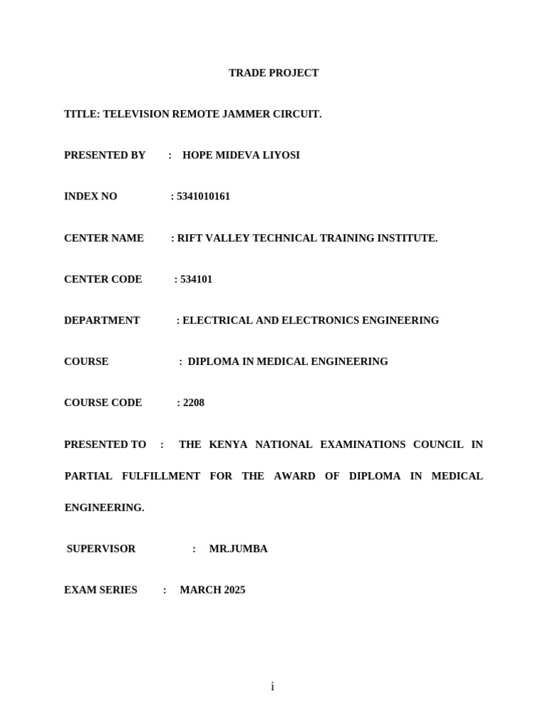 Hope Mideva Liyosi | PDF | Remote Control | Resistor