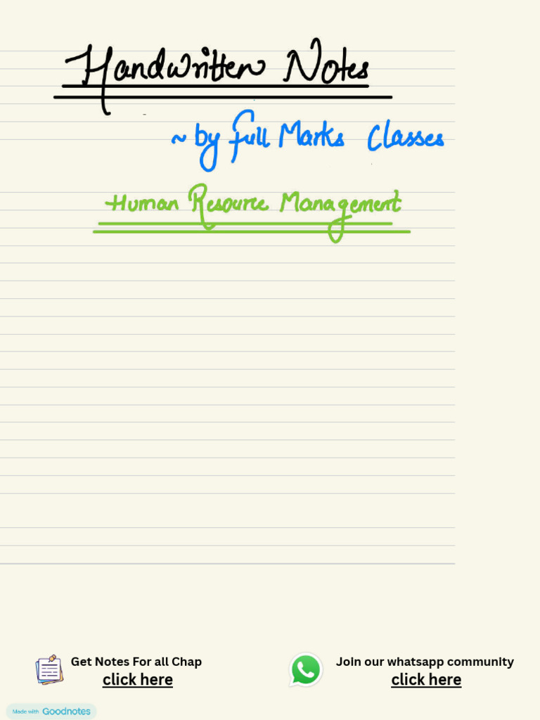 Unit 1 Handwritten Notes | PDF