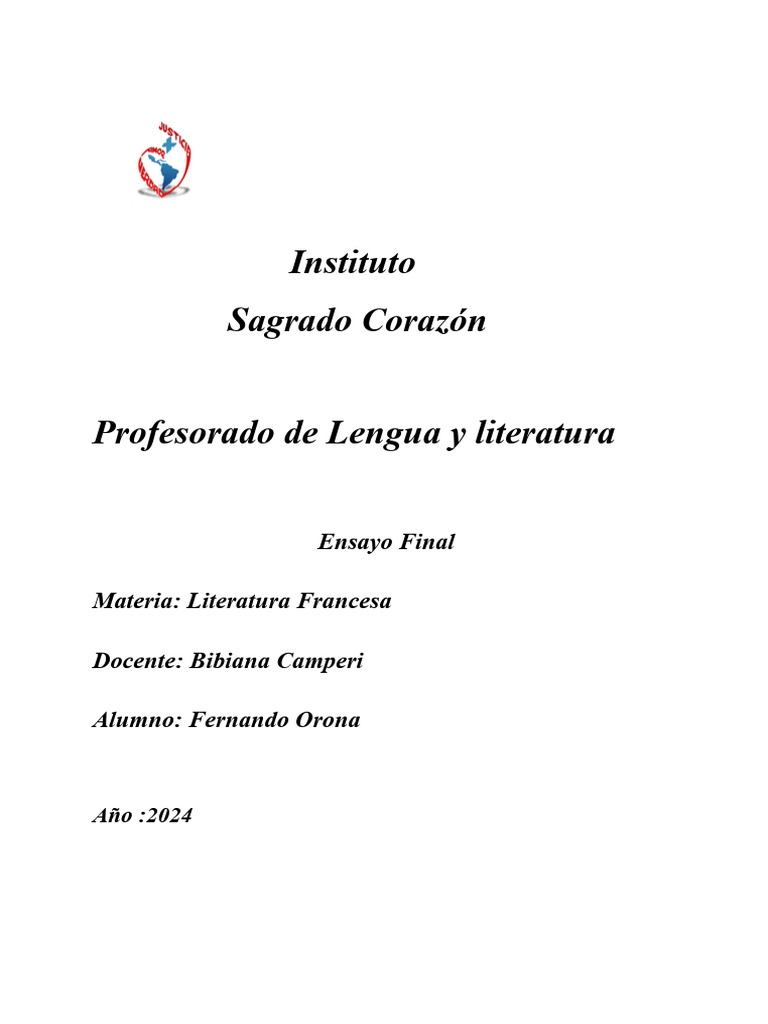 Literatura Francesa - Fernando Orona | PDF | Literatura francés ...