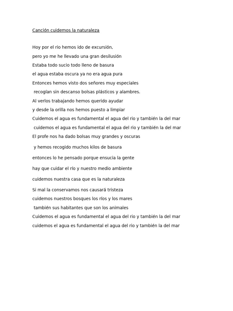 Cancion | PDF