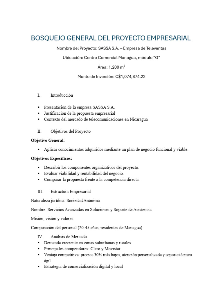 Sassa S.A | PDF | Business | Soporte técnico