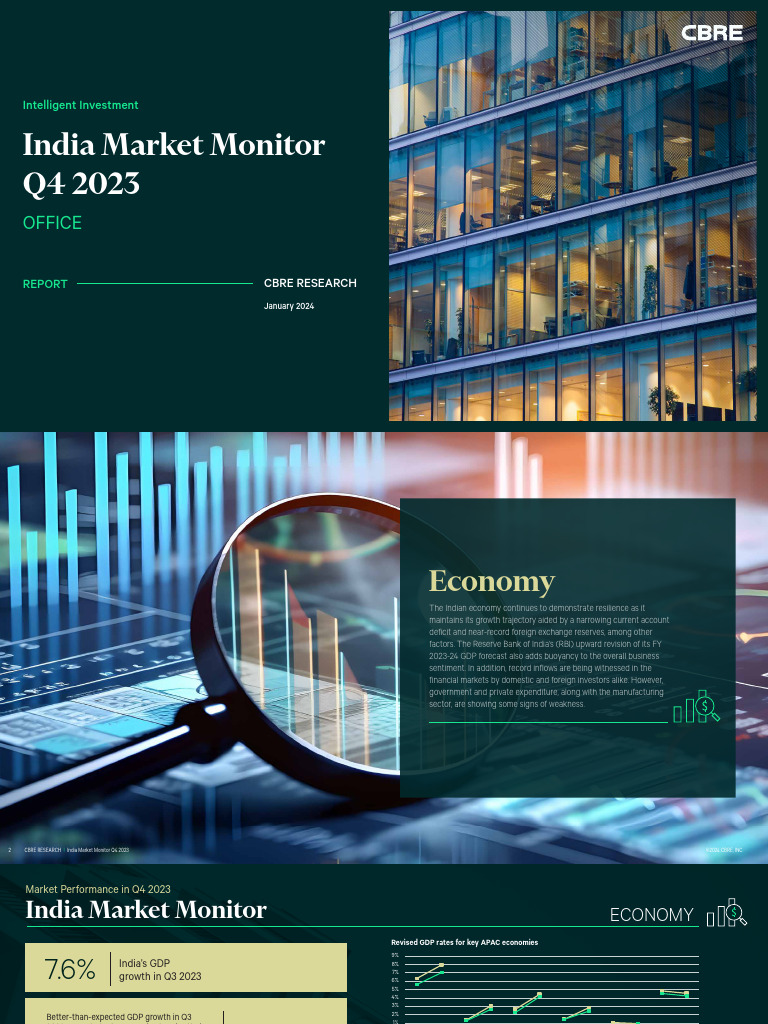 CBRE Office Q4'23 Market Report | PDF | Investing | Retail