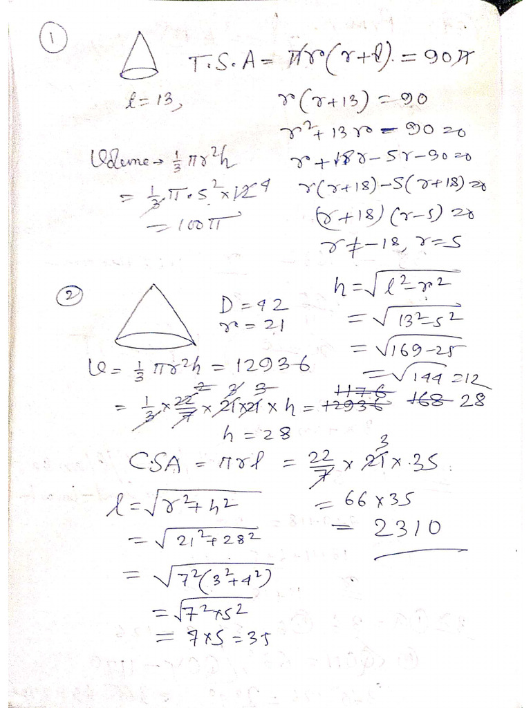 Maths Classwork 4 | PDF