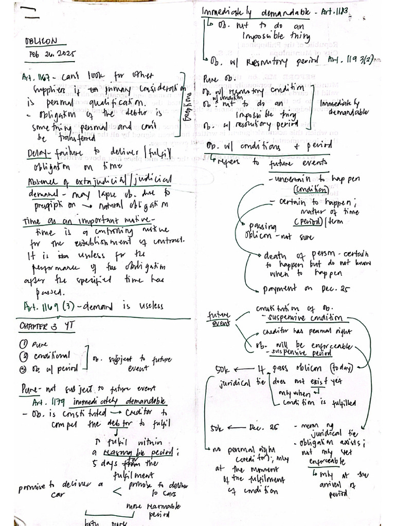 CHAPTER 3 - Kinds of Obligations | PDF