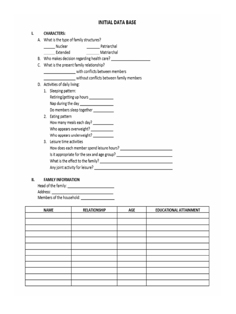 IDB Form | PDF