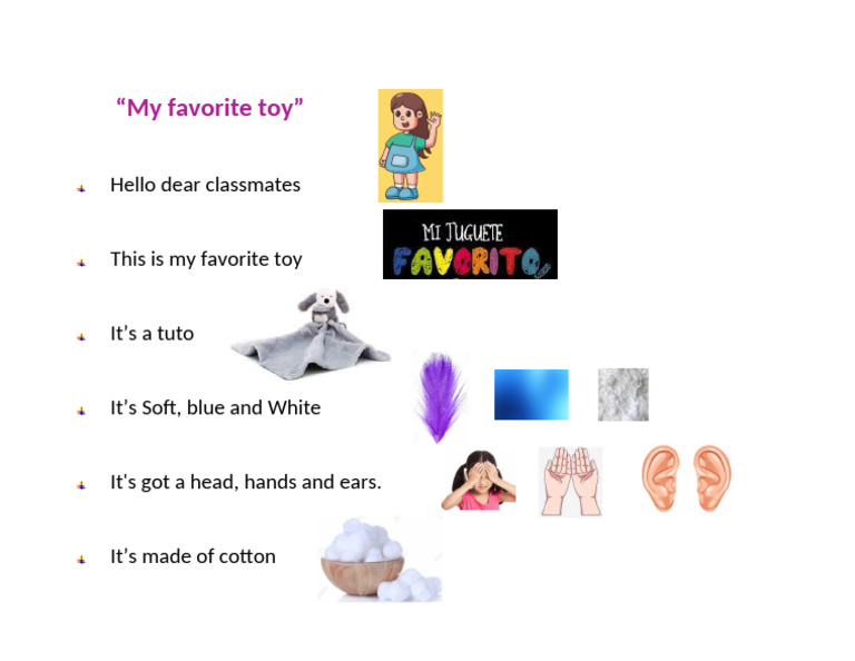 My Favorite Toy | PDF