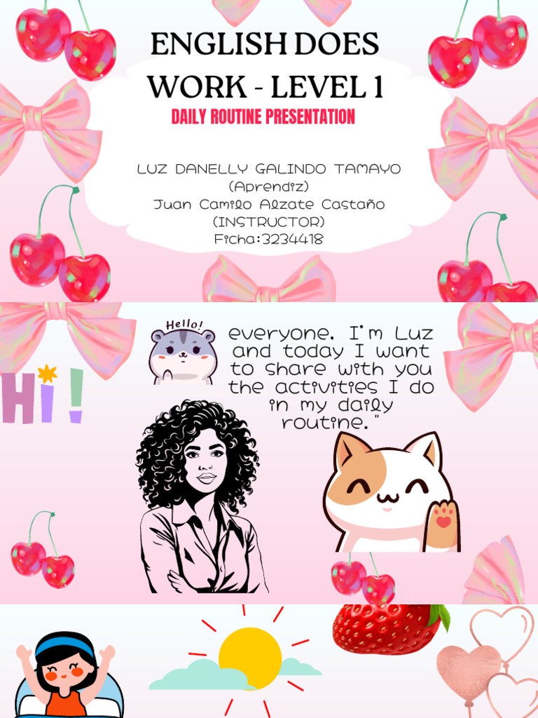 Presentacion Rutina Diaria | PDF