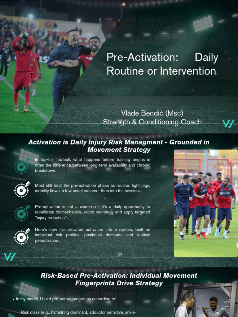 Pre-Activation - Daily Routine or Intervention | PDF