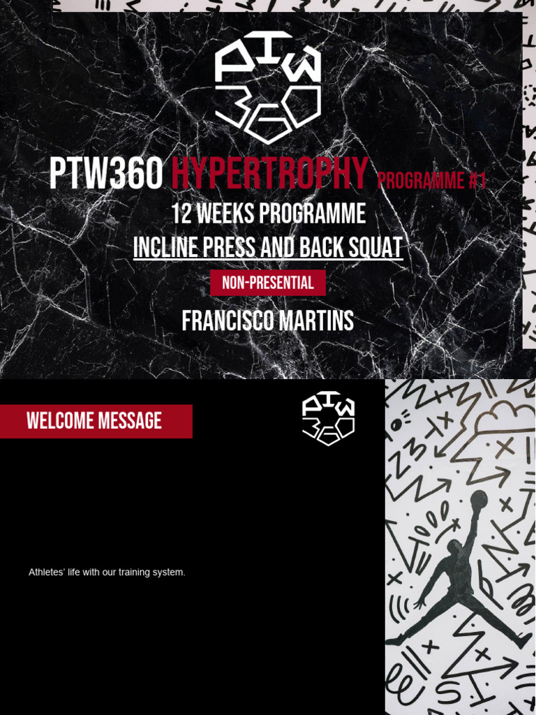 Hypertrophy 12 Weeks Programme 1 Incline Press and Back Squat FINAL ...