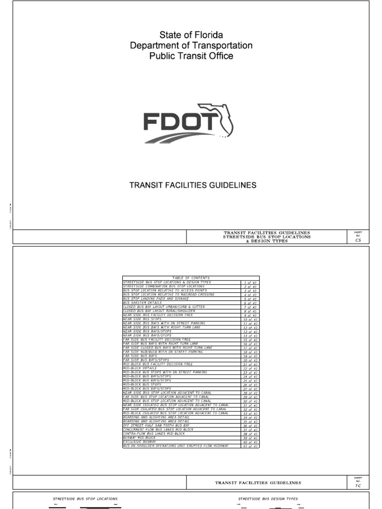 Transit Facilities Guidelines | PDF | Bus | Traffic