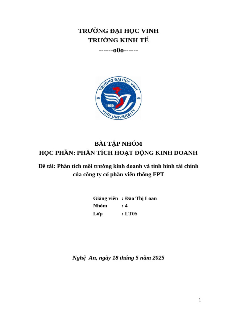 Bài tập PTHDKD nhóm 4 | PDF