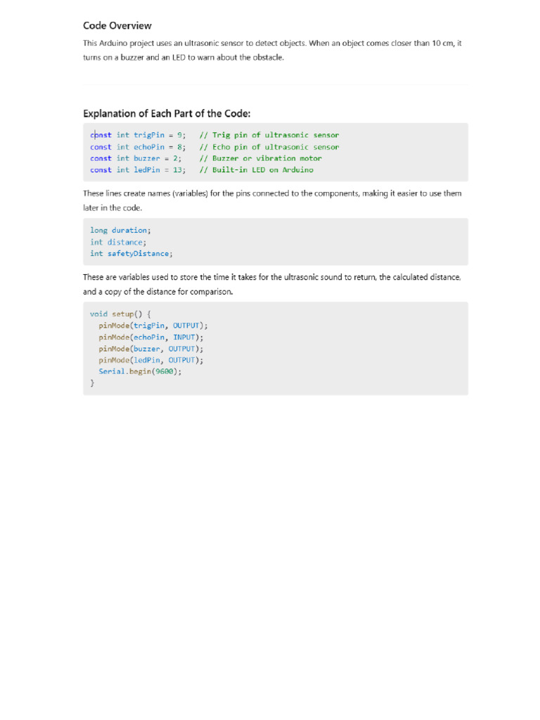 Smart Walking Stick | PDF