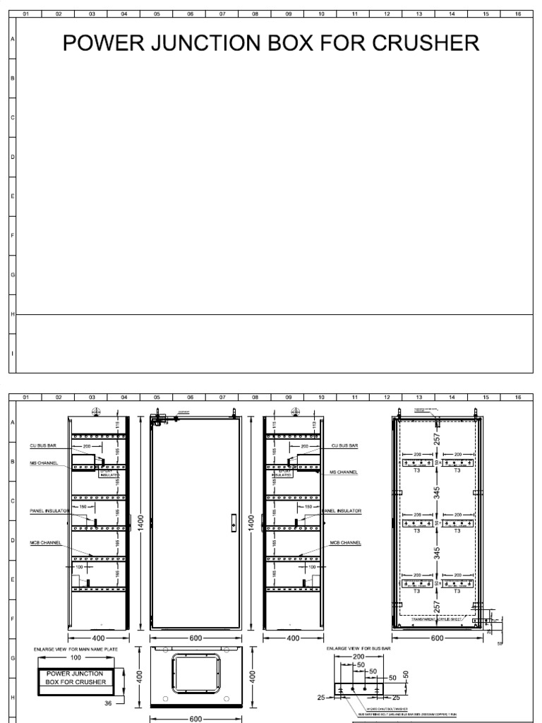 Power Junction Box For Crusher | PDF