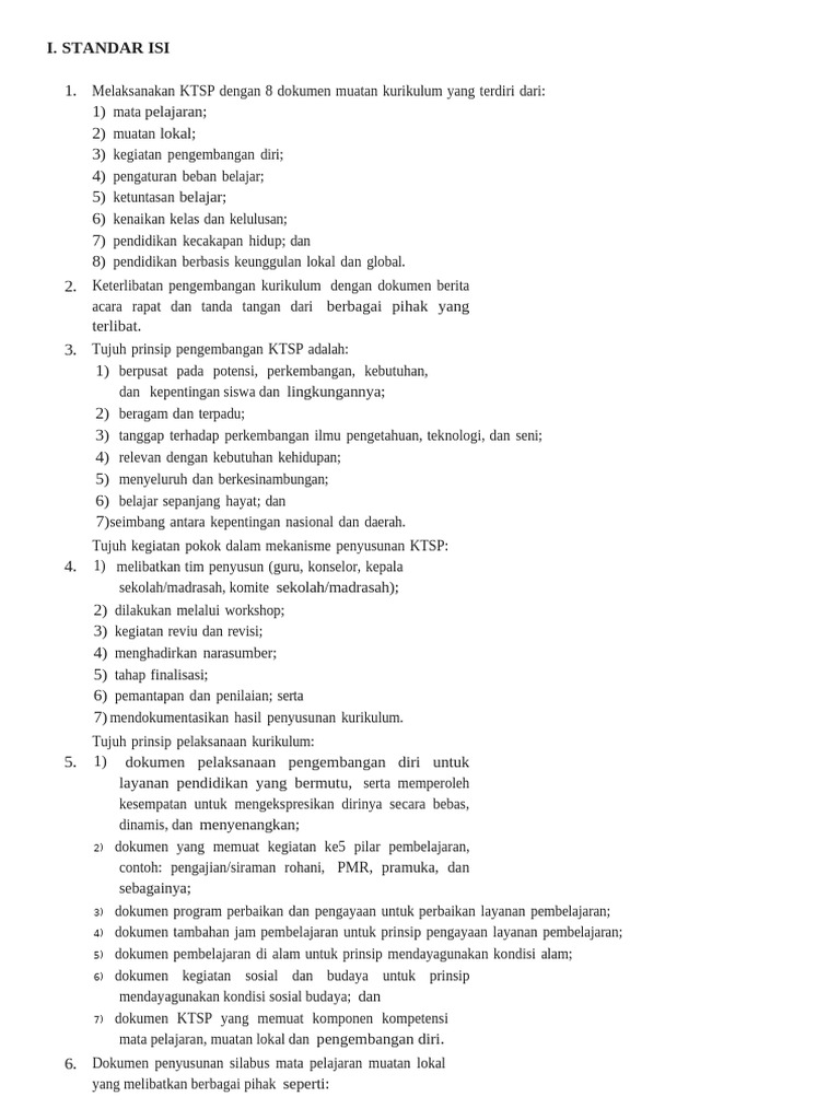 8 Standar Pendidikan Persiapan Akreditas 3 | PDF