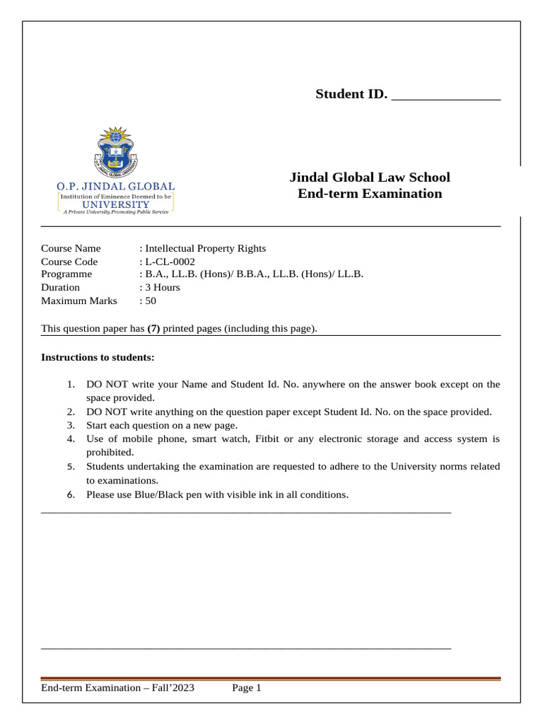 Intellectual Property Rights | PDF | Trips Agreement | Intellectual ...