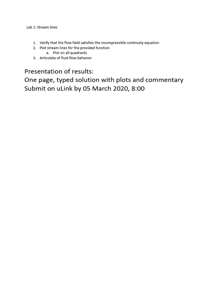 Lab 1 Instructions | PDF