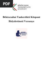 Kosáry Domokos Történelemverseny Versenykiírás 2025-26-2 | PDF