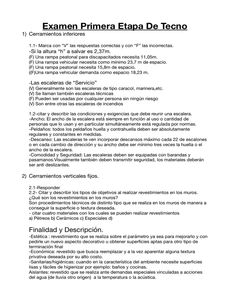 Tecno P.P | PDF | Escalera