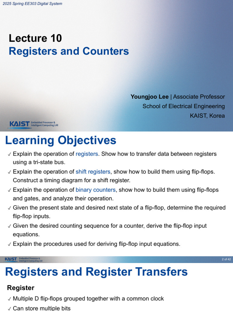 PDF 10 Registers and Counters | PDF | Computer Engineering | Electronic ...