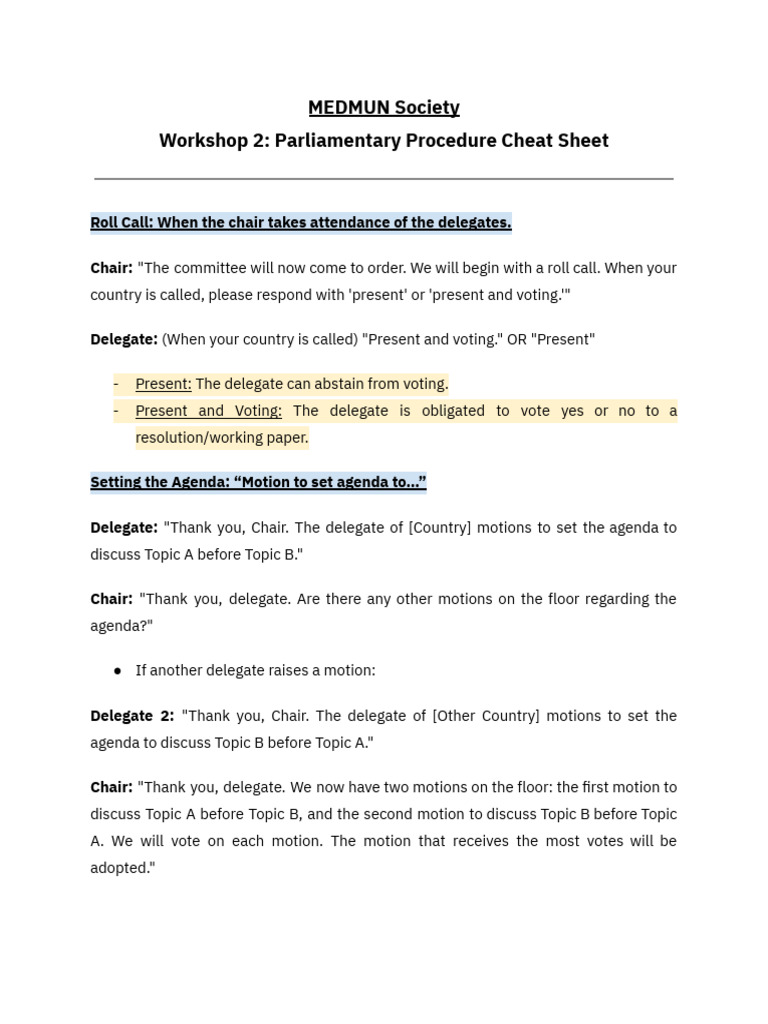 Workshop 2_ Cheat Sheet | PDF | Government